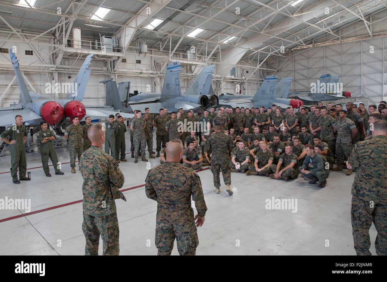 Senior leaders of 23rd Marine Regiment, 4th Marine Division, and Marine ...