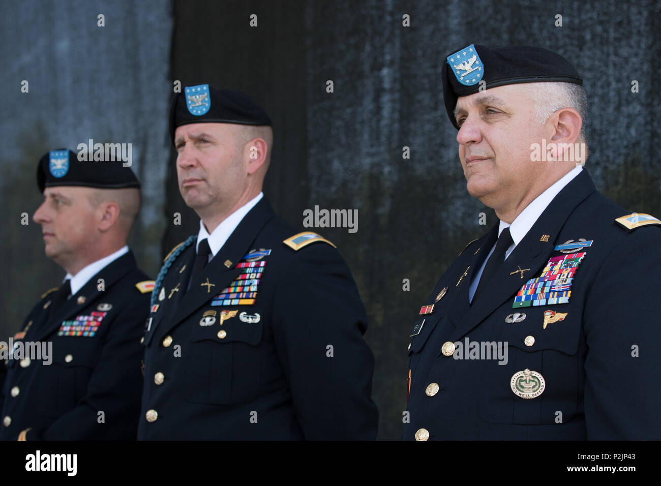 U.S. Army Soldiers position themselves in assigned spots before the ...