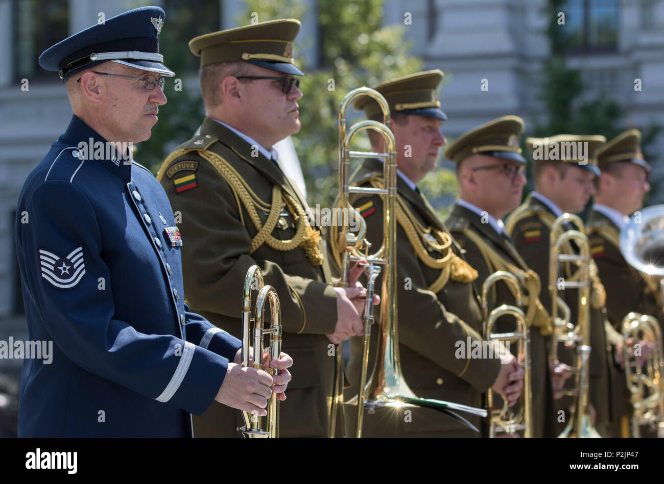 Lithuanian army band hi-res stock photography and images - Alamy