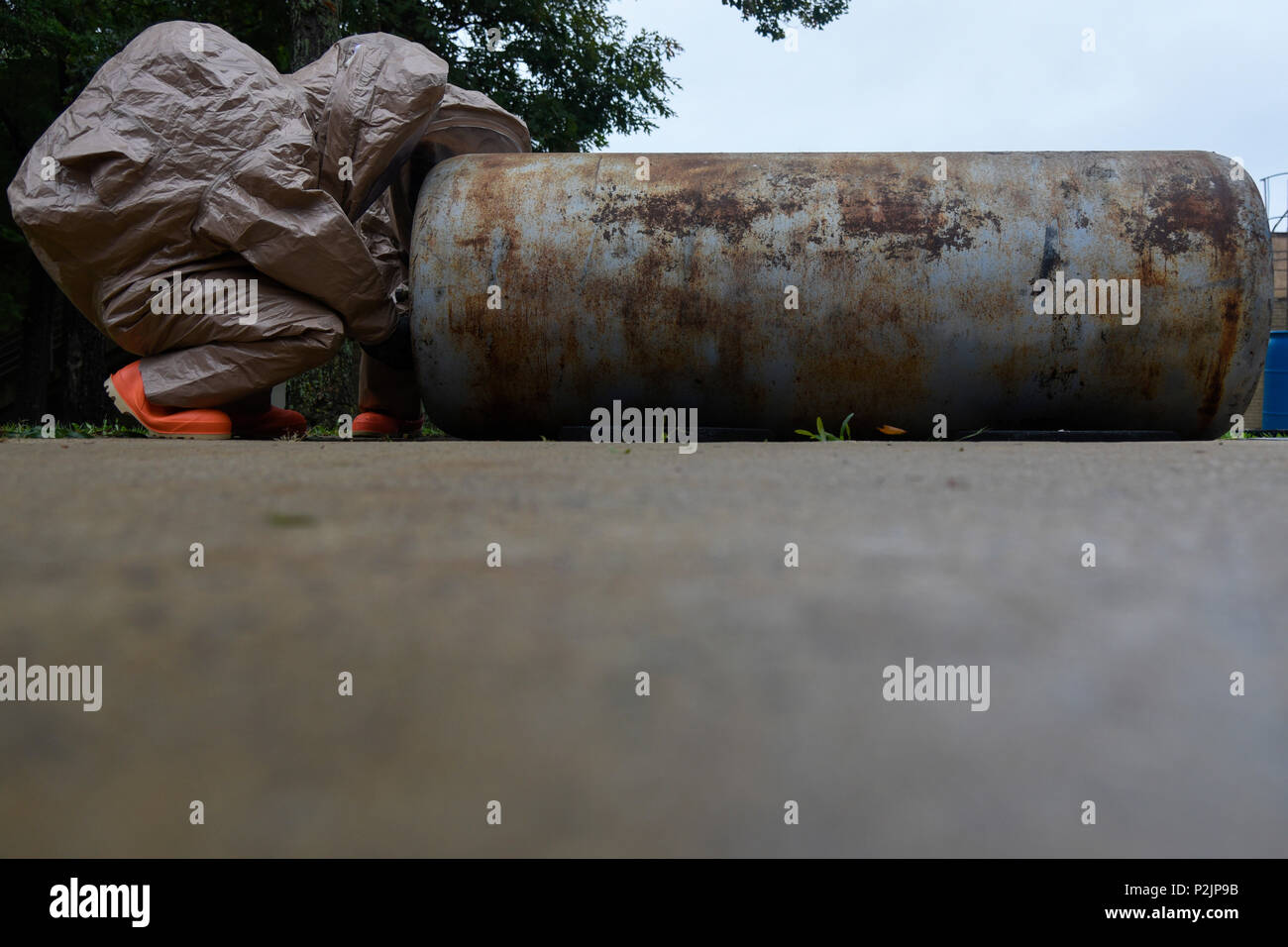 Hazmat barrel hi-res stock photography and images - Alamy