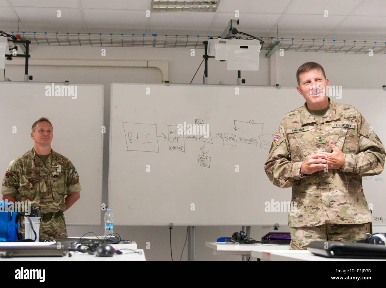 Maj. Gen. Mark W. Palzer, commanding general of the 79th Sustainment ...
