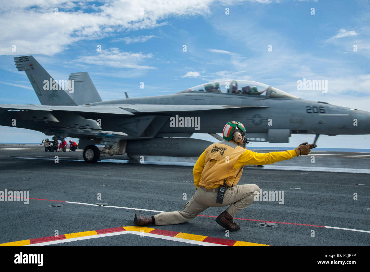 161001-N-OX430-179 ATLANTIC OCEAN (Oct. 1, 2016) Lt. Cmdr. Christopher ...