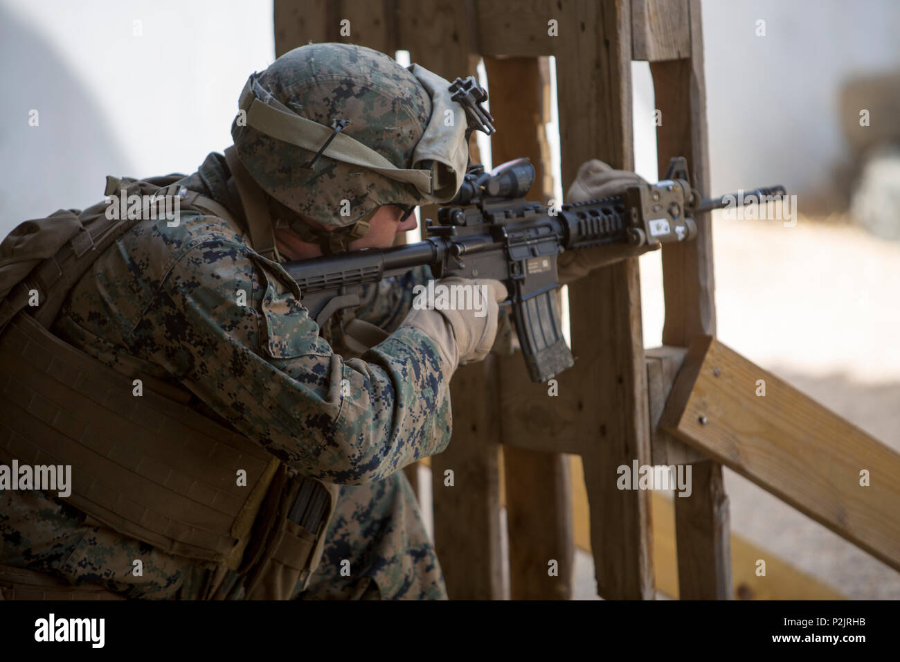 U.S. Marine Corps Lance Cpl. Emil Mojica, an infantry assault Marine ...