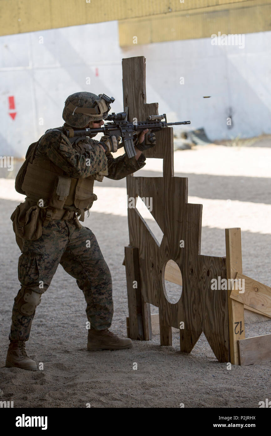 U.S. Marine Corps Lance Cpl. Wyatt Merrill, a team leader with Fox ...