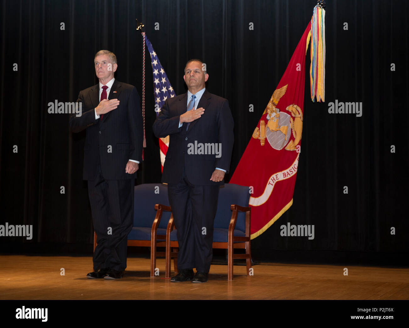 U.S. Marine Corps Col. Dan O'Brien, retired and U.S. Army Col. Jesse ...