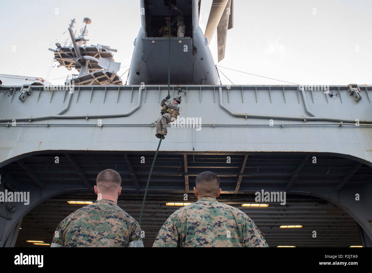 160903-N-JS726-051 PACIFIC OCEAN (September 03, 2016) A Marine with the ...