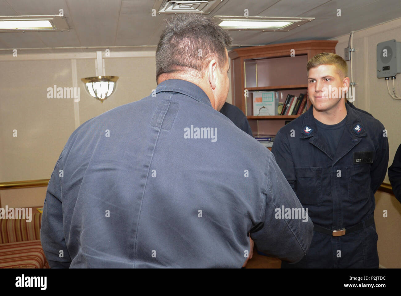 ATLANTIC OCEAN (September 2, 2016) – Capt. James Midkiff, commanding ...