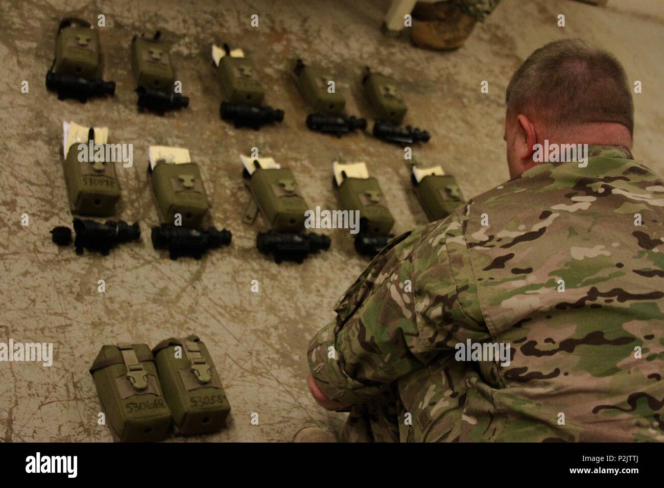 Sgt. Zachary Sherman, the company supply noncommissioned officer for ...
