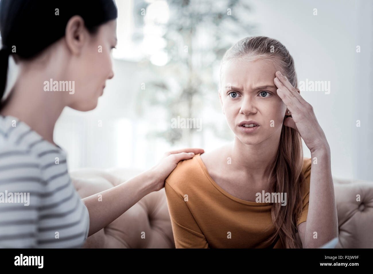 Annoyed girl hi-res stock photography and images - Alamy