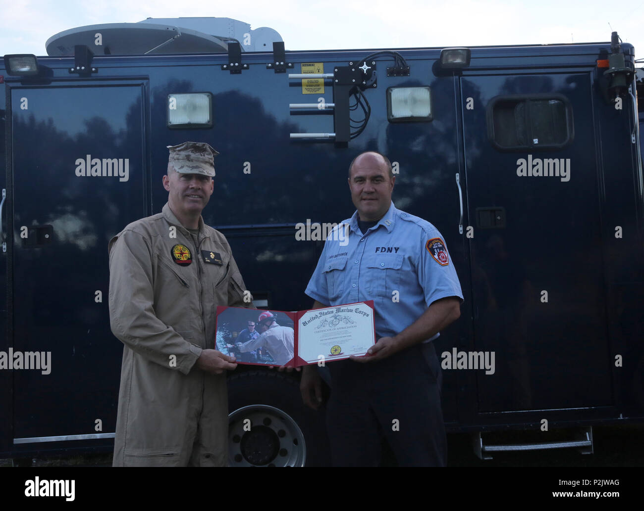 Lt. Col. Shaun T. Fitzpatrick, executive officer for Chemical ...