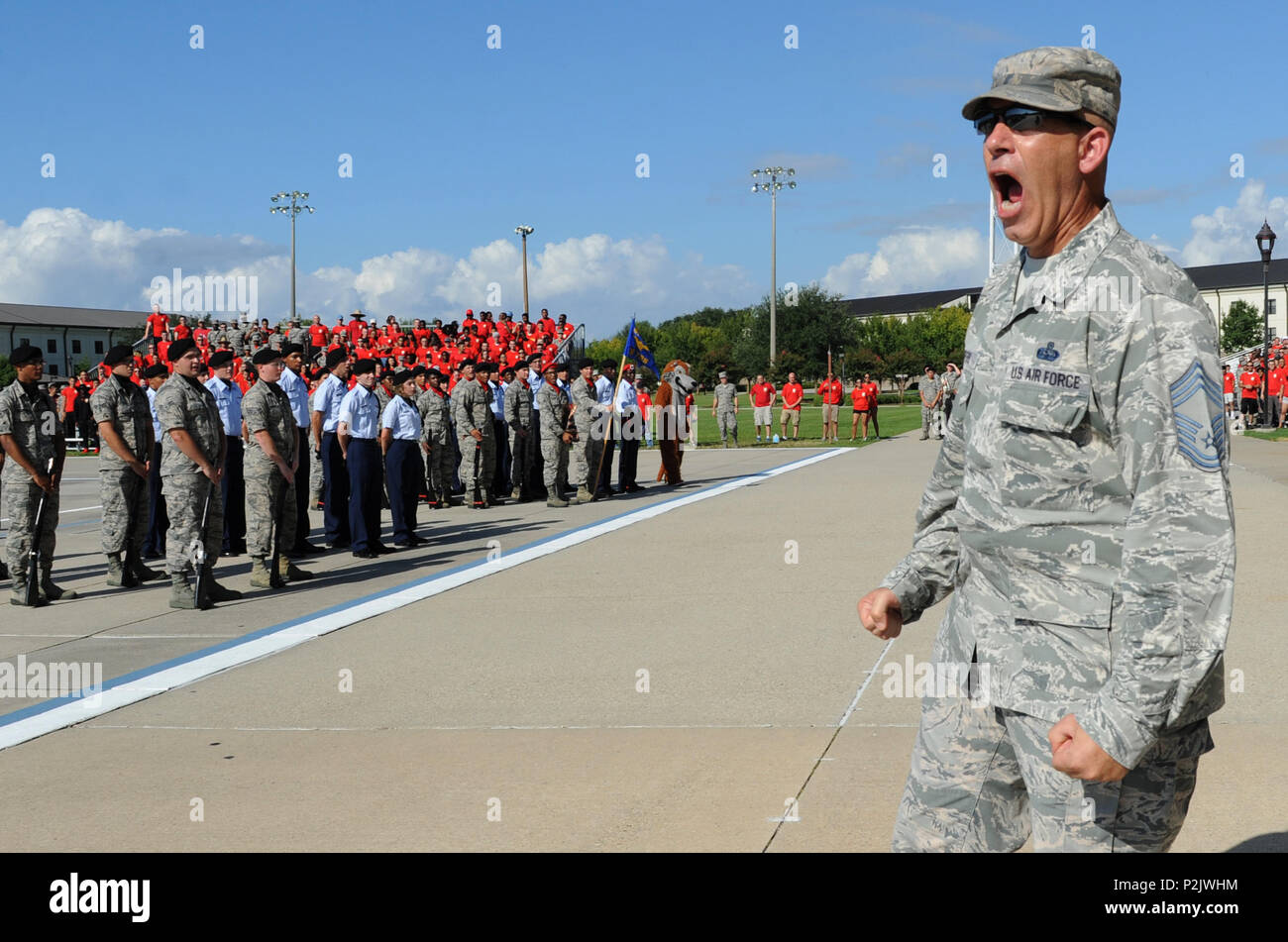 Chief Master Sgt. Robert Winters, 81st Training Group superintendent ...