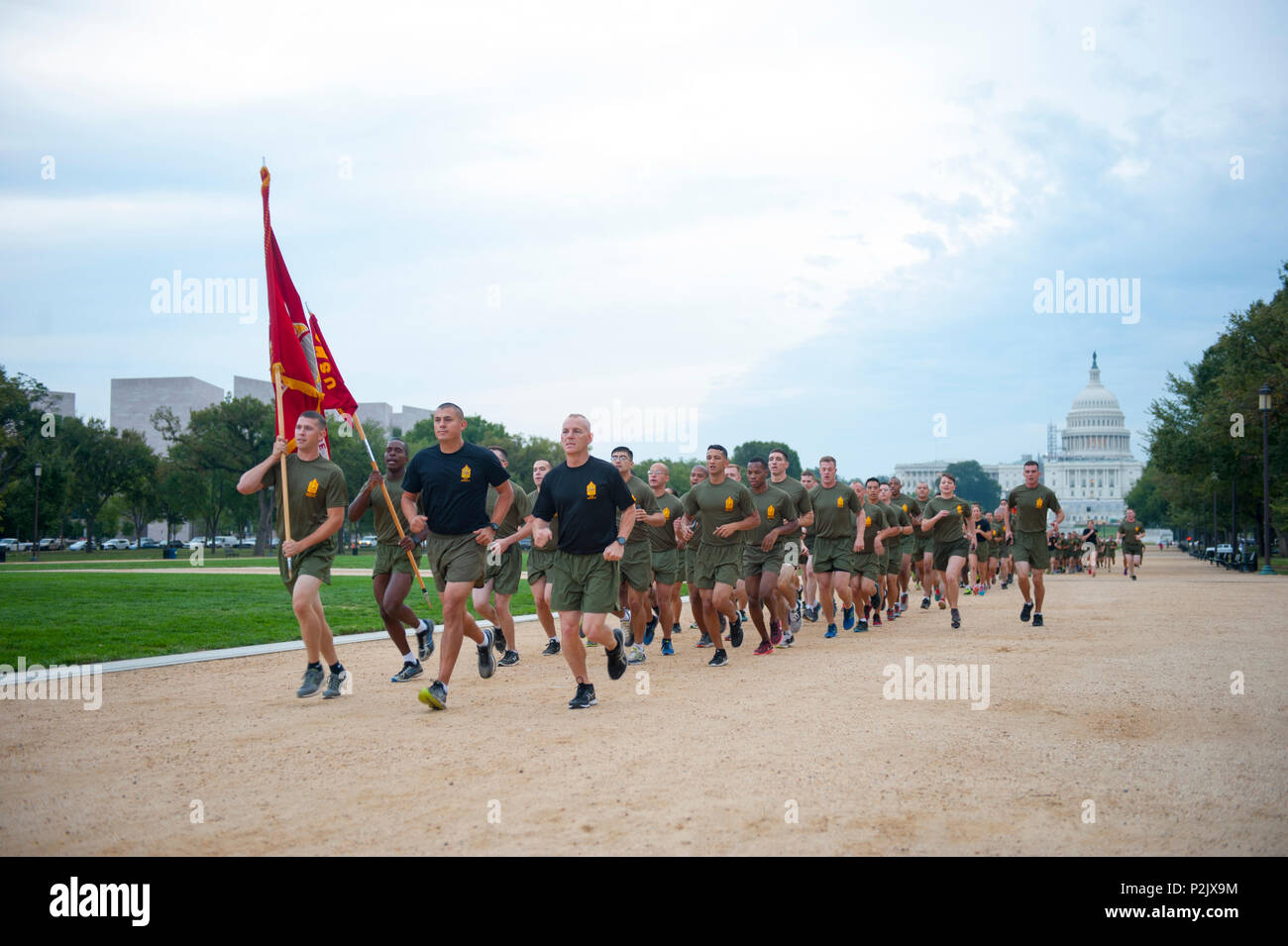 U.S. Marines consisting of both staff and students attached to the ...