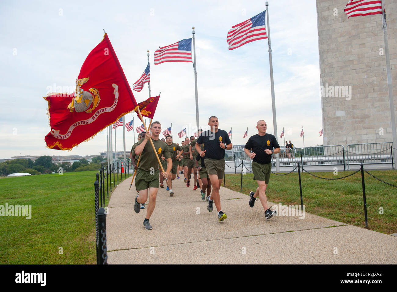 U.S. Marines consisting of both staff and students attached to the ...