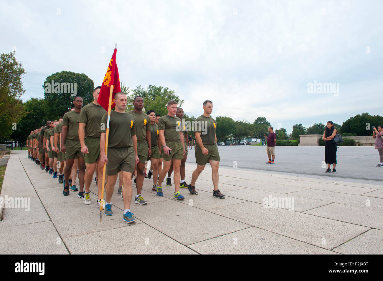 U.S. Marines attached to the Quantico Staff Noncommissioned Officers ...