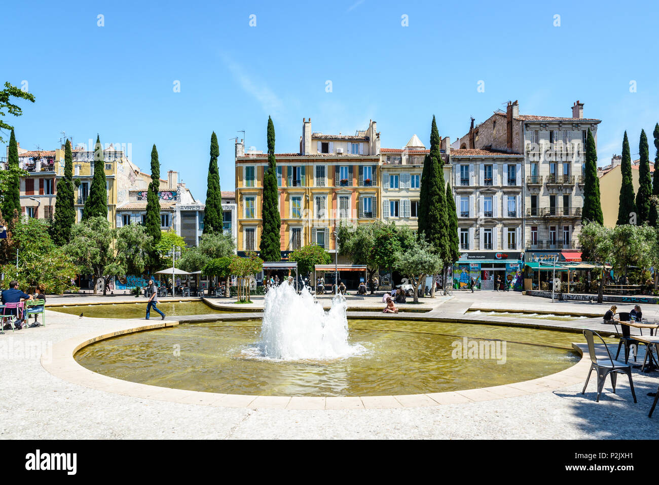 France french cypress trees hi-res stock photography and images - Alamy