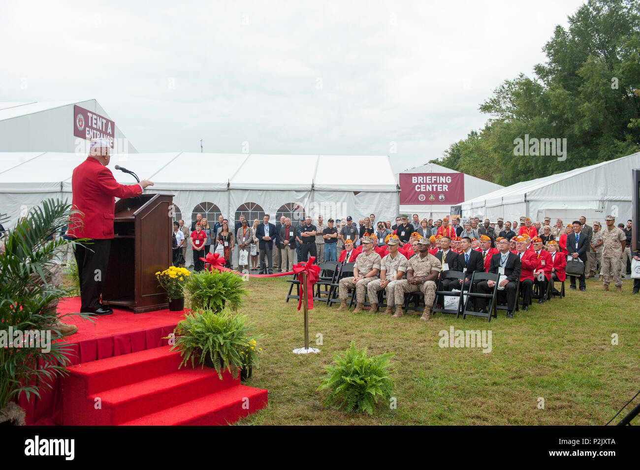 U.S. Marine Corps (retired), Mr. Richard D. Gore Sr., commandant of the ...
