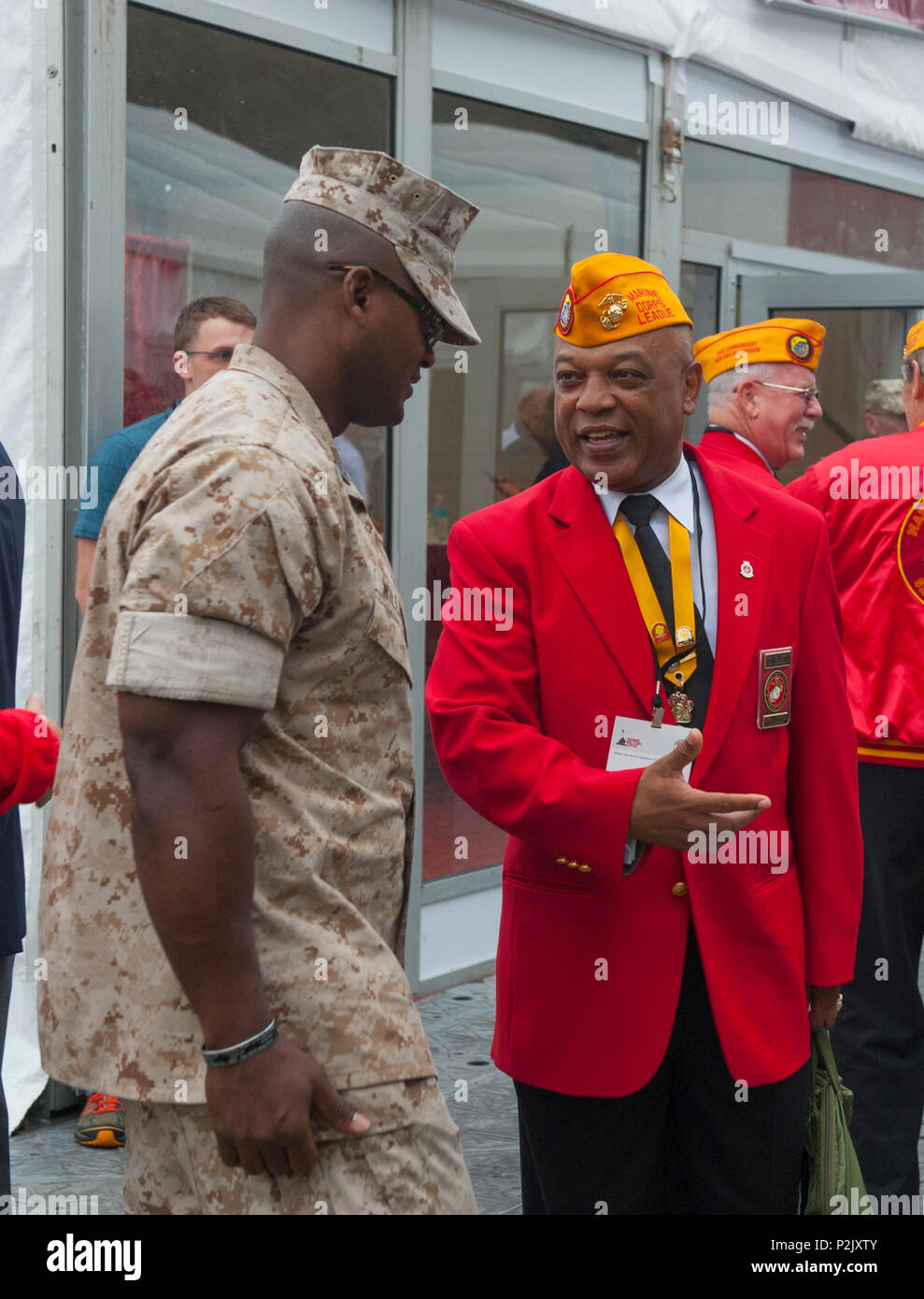 U.S. Marine Corps Sgt. Maj. Charles R. Williams, base sergeant major ...