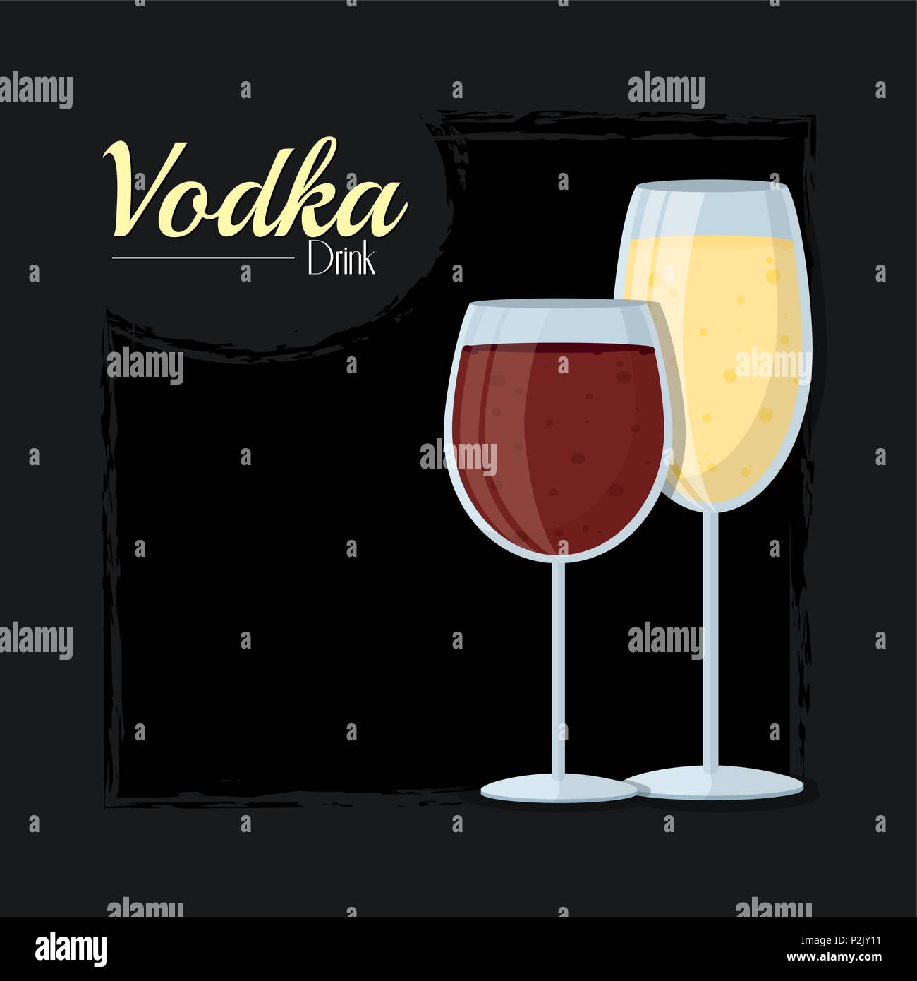 Vodka alcohol drink Stock Vector Image & Art - Alamy