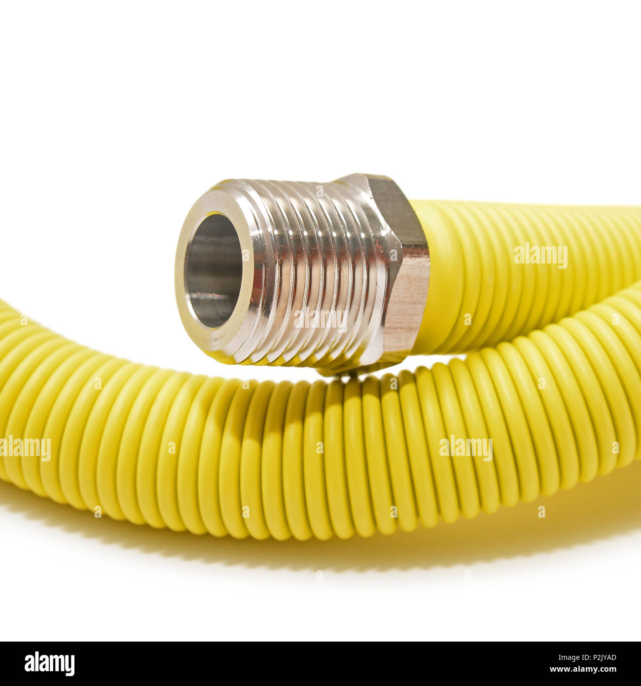 plastic water pipe joint over white Stock Photo - Alamy
