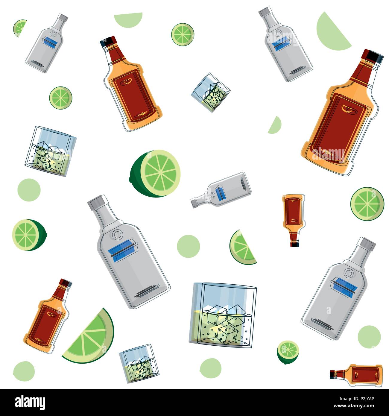 Vodka and beer background Stock Vector Image & Art - Alamy