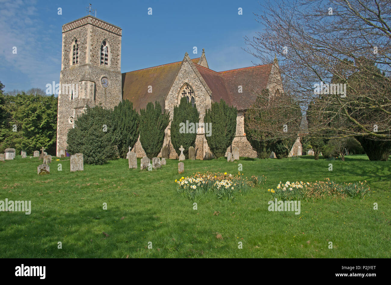 Lilley Village St Peters Church Hertfordshire Stock Photo - Alamy