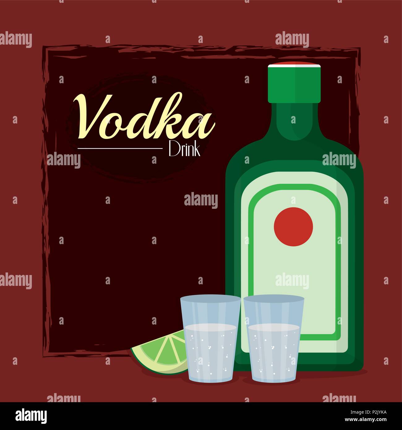 Vodka shots Stock Vector Images - Alamy
