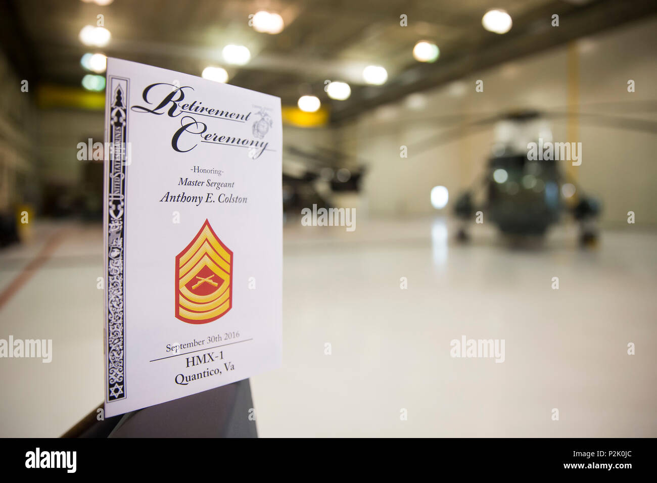 U.S. Marine Corps Master Sgt. Anthony Colston retires at Marine ...