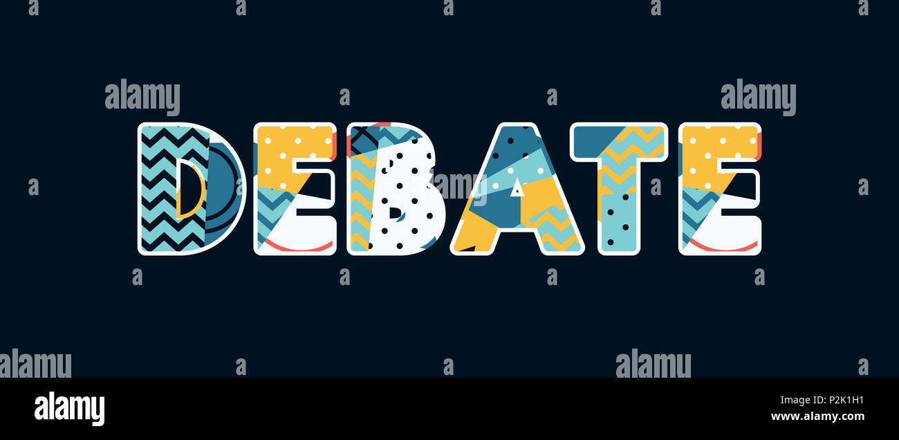 Debate word hi-res stock photography and images - Alamy