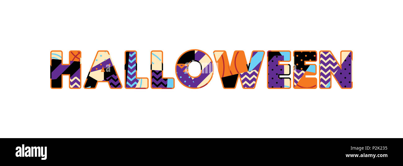 The word halloween Cut Out Stock Images & Pictures - Alamy