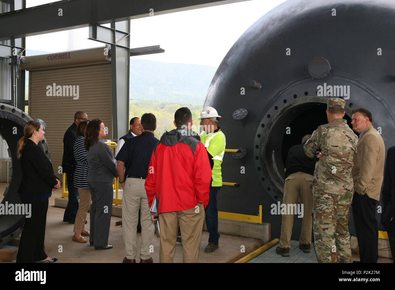 Local community leaders tour the Letterkenny Munitions Center’s ...