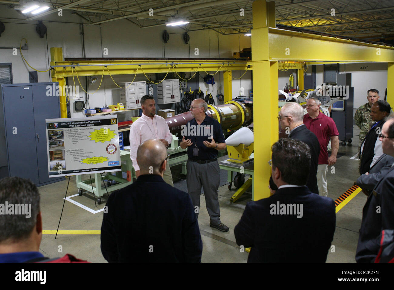 LEMC employees brief local community leaders during their tour of LEMC ...