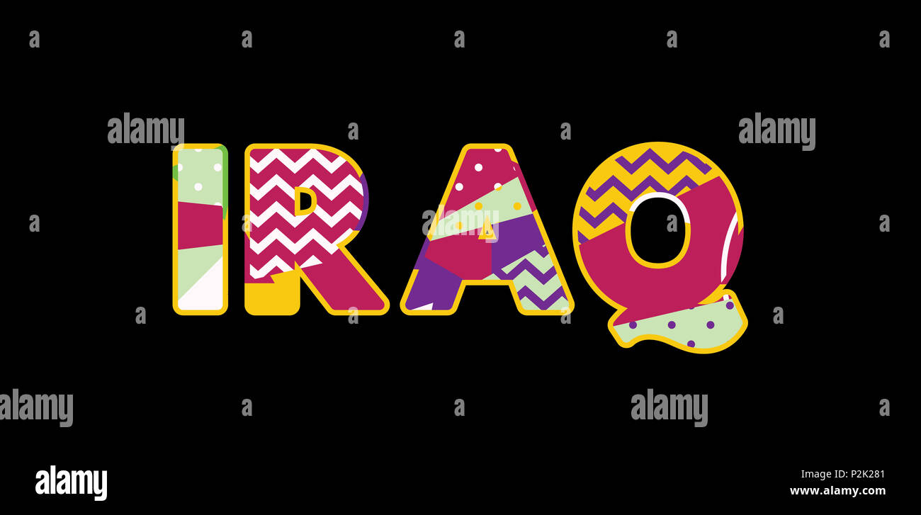 Word iraq written in hi-res stock photography and images - Alamy