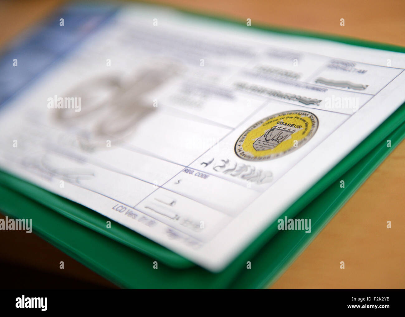 The United States Army Europe Registry of Motor Vehicles will be ...