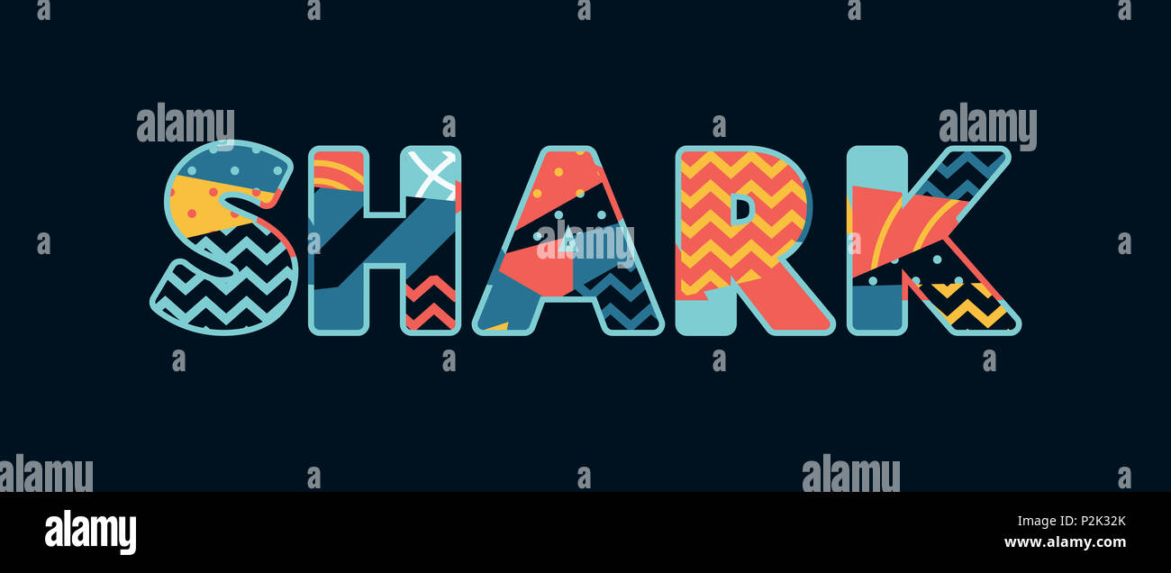 Shark typography hi-res stock photography and images - Alamy