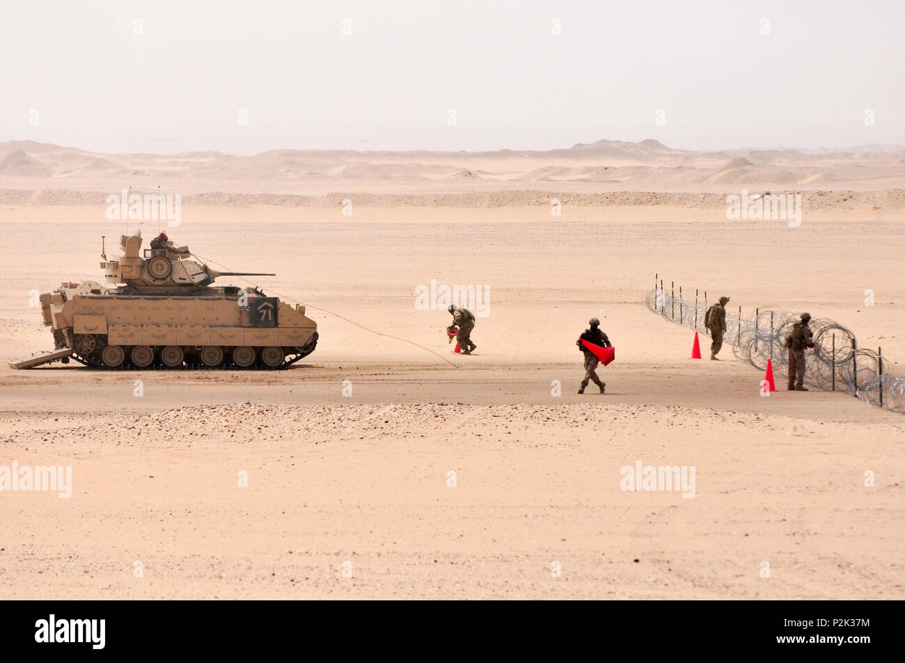Engineers from Alpha Company, 2nd Engineer Battalion, 3rd Armored ...