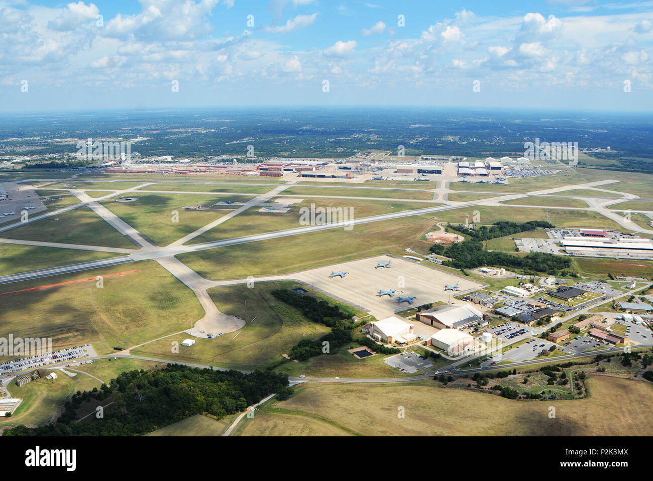Tinker air force base aerial hi-res stock photography and images - Alamy