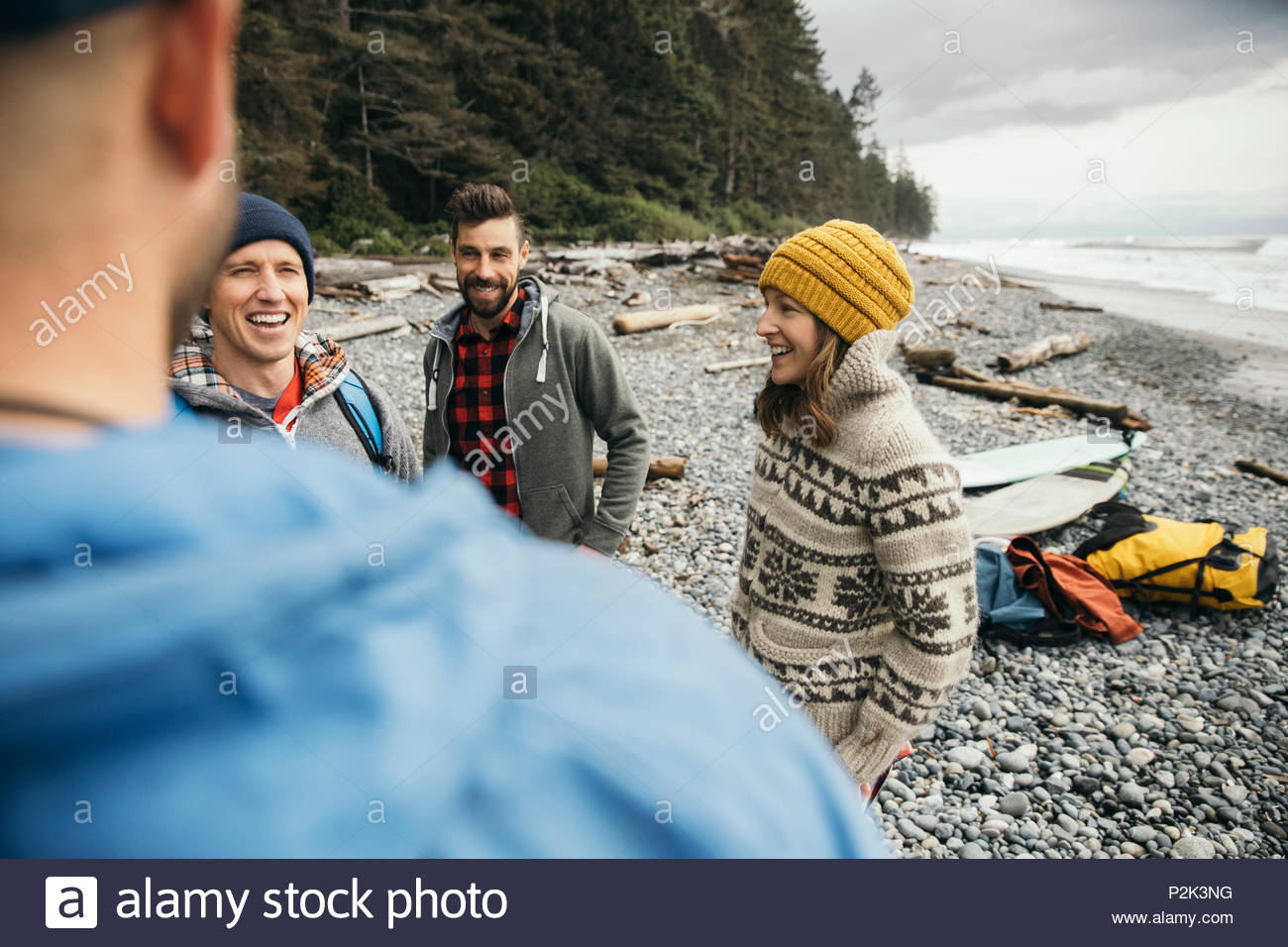 Talking on the beach hi-res stock photography and images - Alamy