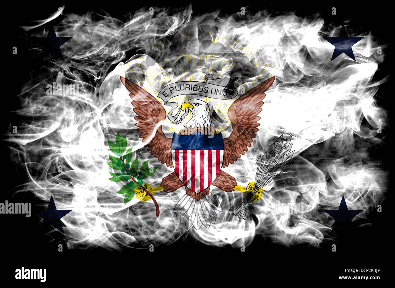 state smoke flag, United States Of America Stock Photo - Alamy
