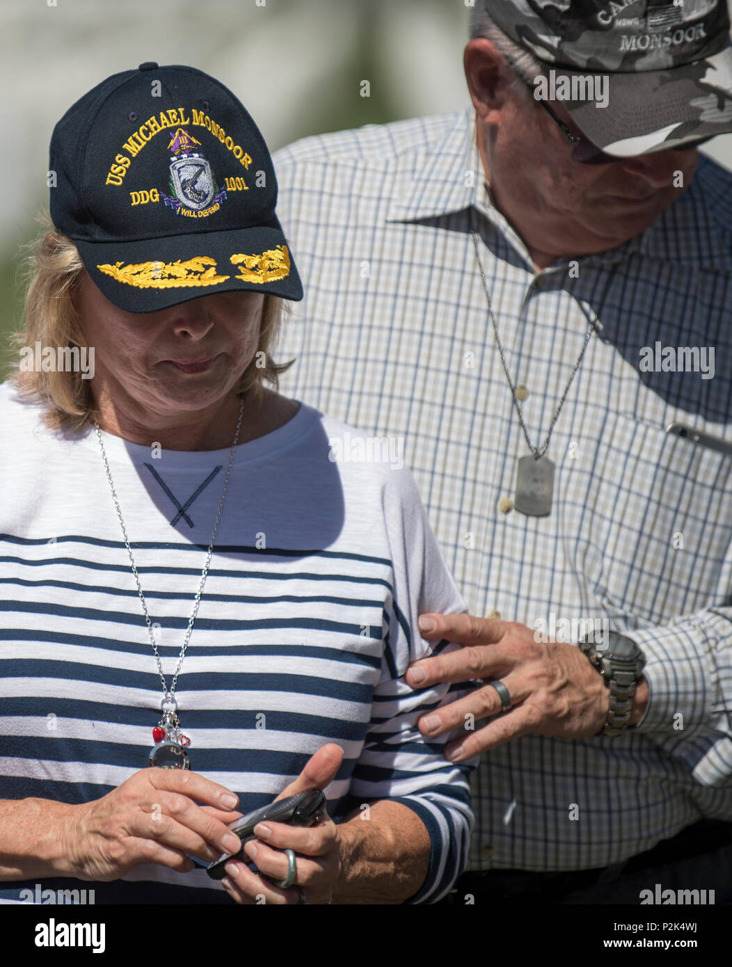 Medal of honor michael monsoor memorial service hi-res stock ...