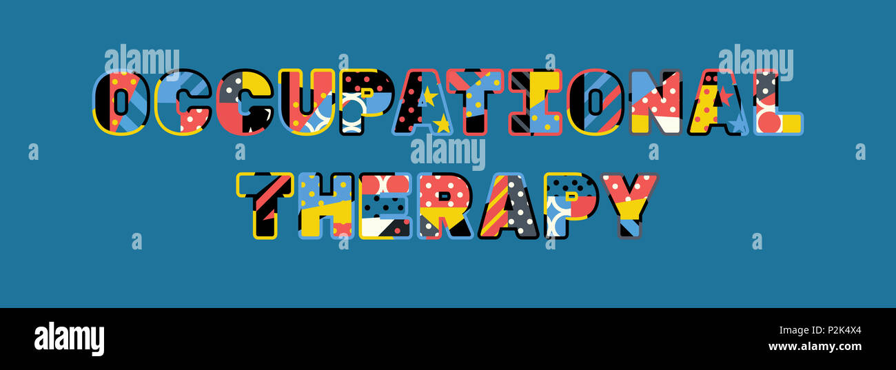 Words occupational therapy concept hi-res stock photography and images ...