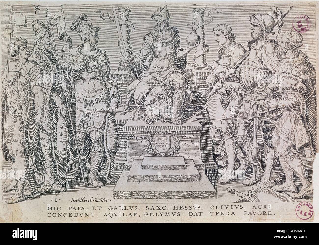 VICTORIAS CARLOS V - SUS DERROTADOS. Author: Maarten van Heemskerck ...