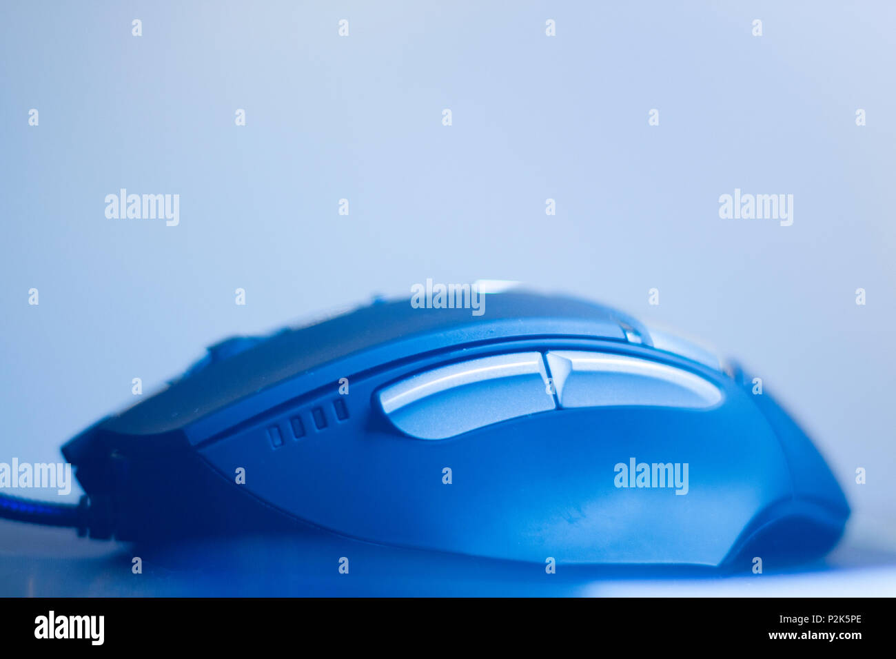 Plastic external computer modern gaming pc optical mouse Stock Photo ...