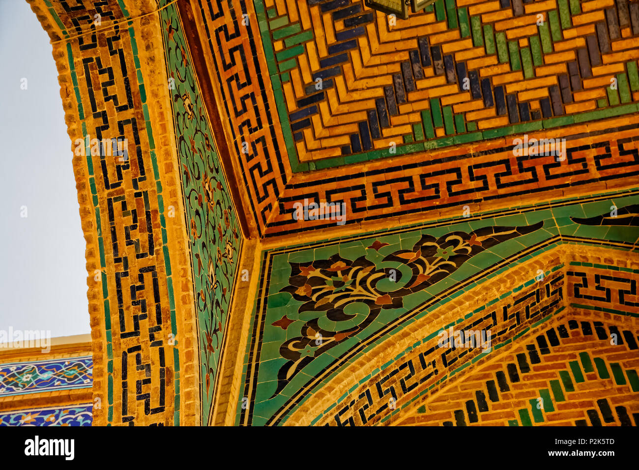 Isfahan Old Mosque detail Stock Photo - Alamy