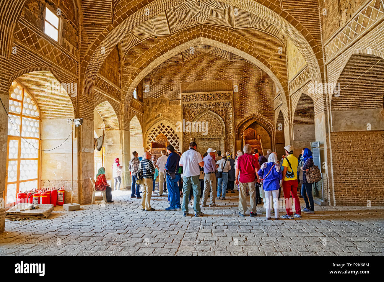 Isfahan Old Mosque interior Stock Photo - Alamy