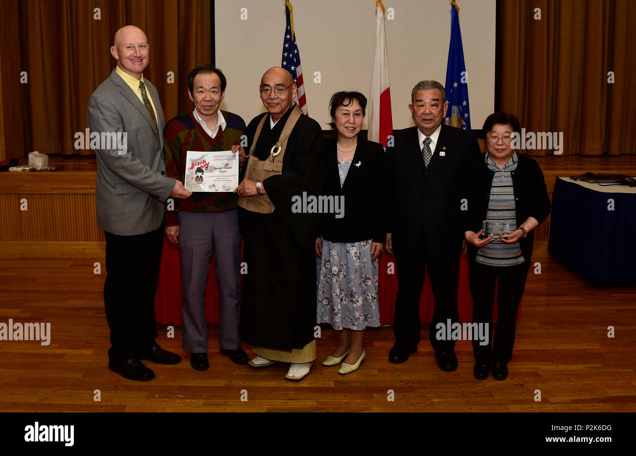 Col. Travis Rex, the 35th Fighter Wing vice commander, and Misawa City ...