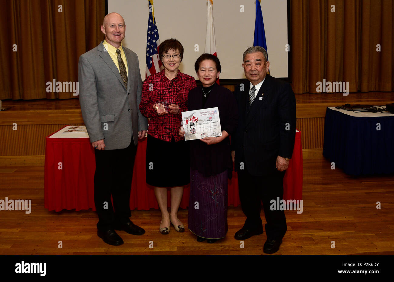 Col. Travis Rex, the 35th Fighter Wing vice commander, and Misawa City ...