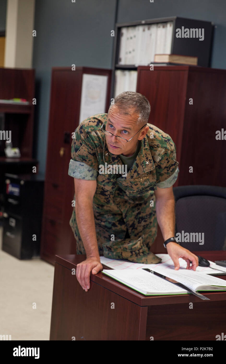 U.S. Marine Corps Brig. Gen. Matthew G. Glavy, the Commanding General ...