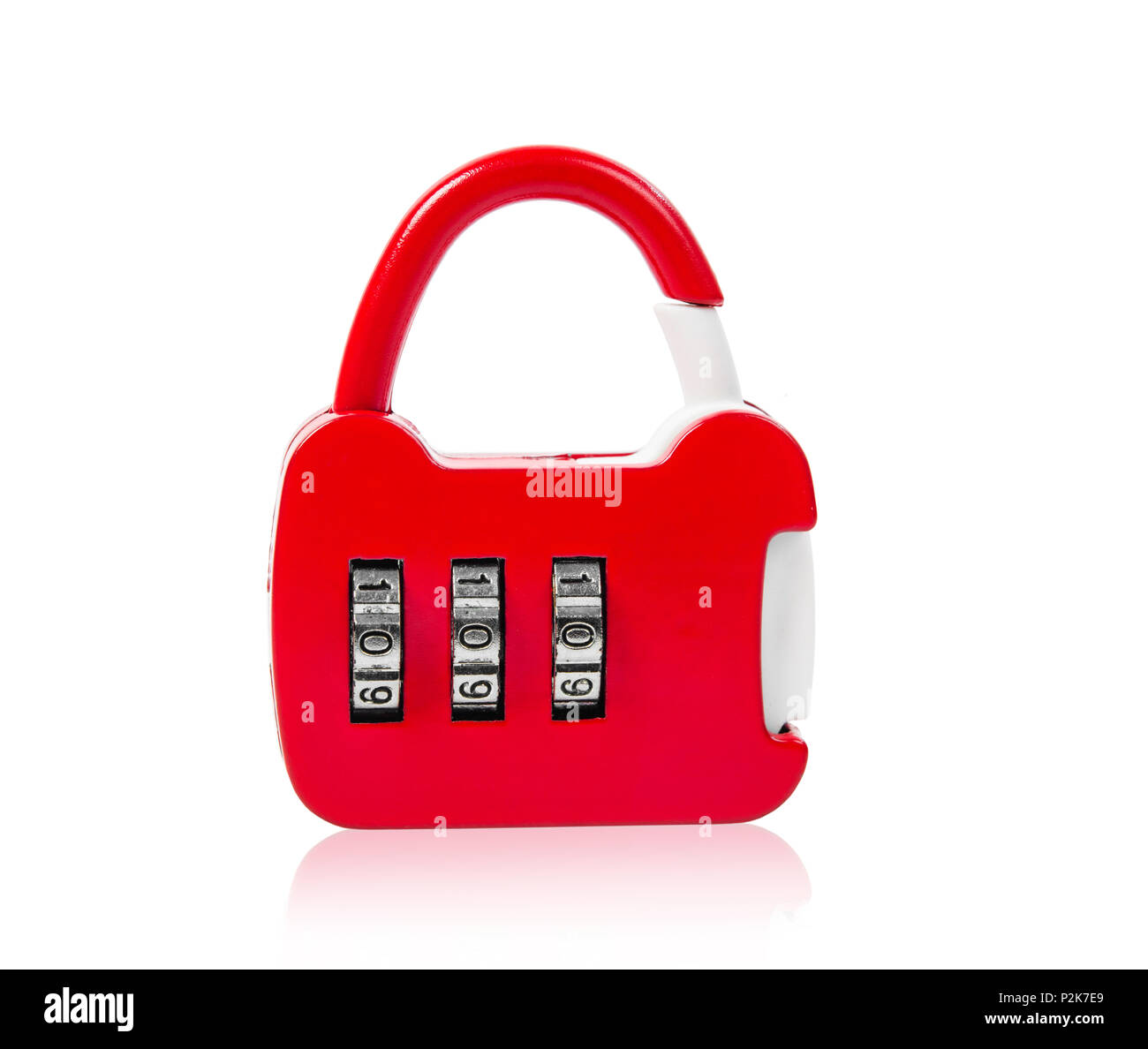 Red master key isolation on white background, Save clipping path Stock ...