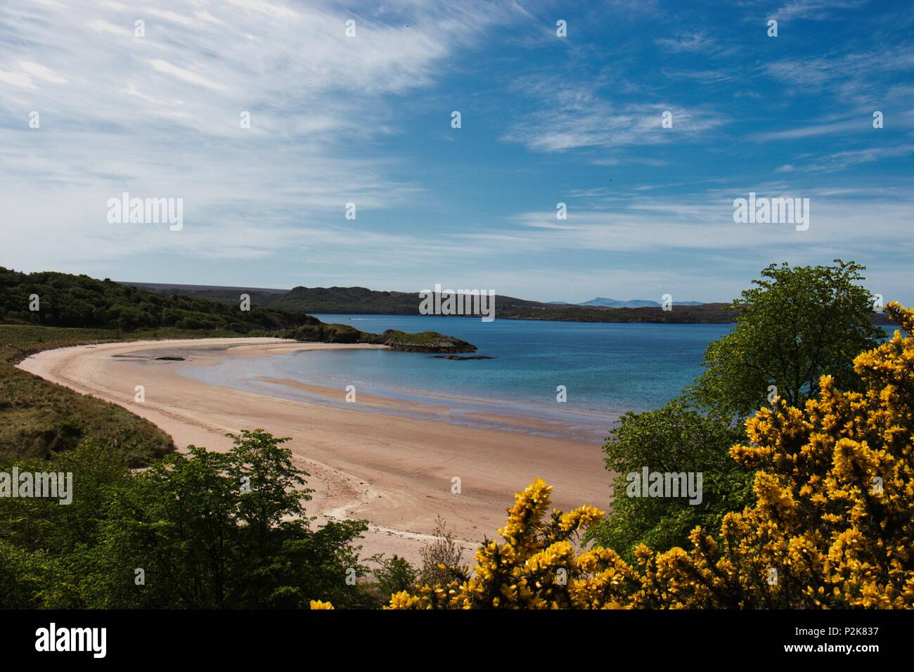 The beach at Gairloch, Scottish Highlands Stock Photo - Alamy