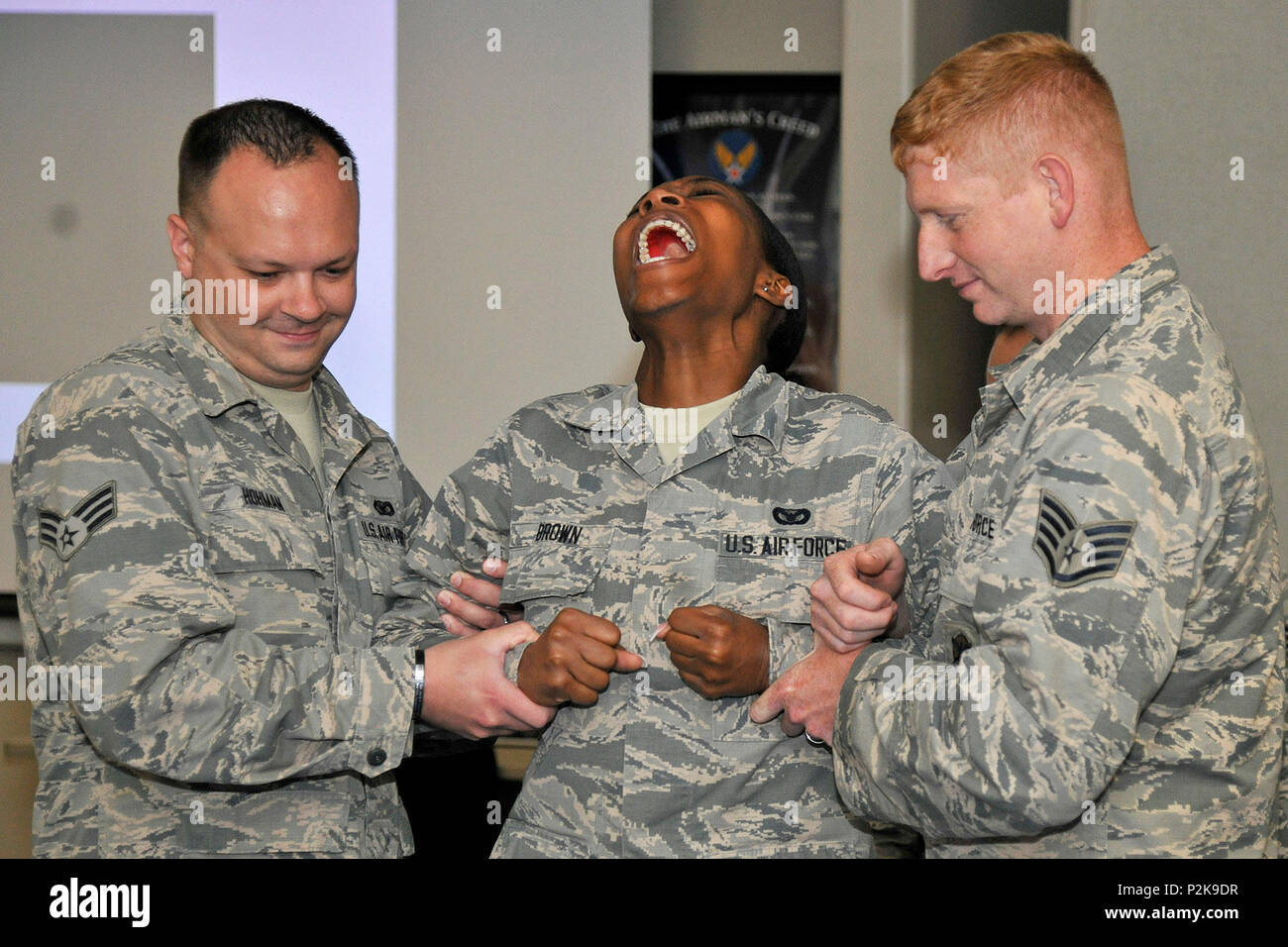 Airmen of the 127th Security Forces Squadron voluntarily experience ...